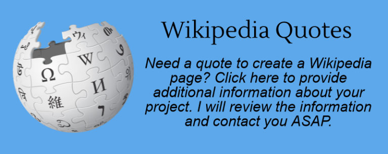 Simple Guide To Creating a Wikipedia Biography - Legalmorning