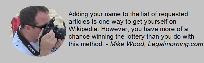 How To Request An Article To Be Written On Wikipedia - Legalmorning