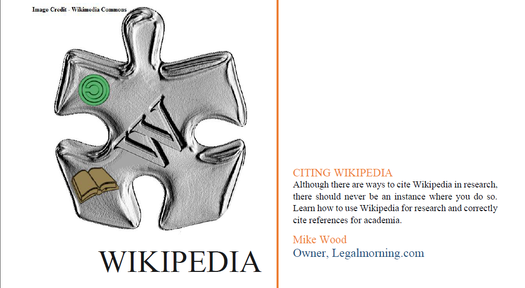 Guide to Using Wikipedia for Research